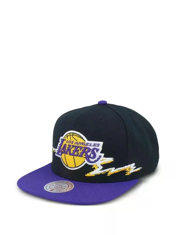 Mitchell & Ness Los Angeles Lakers Nba Life Line Baseball Cap - Black