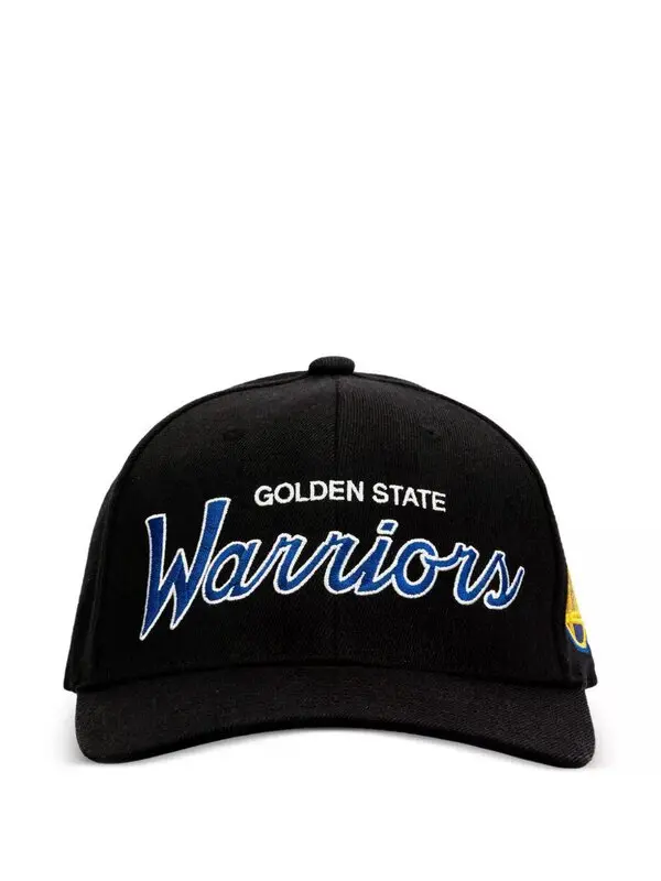 Mitchell & Ness Nba Golden State Warriors Script 2.0 Cap - Black