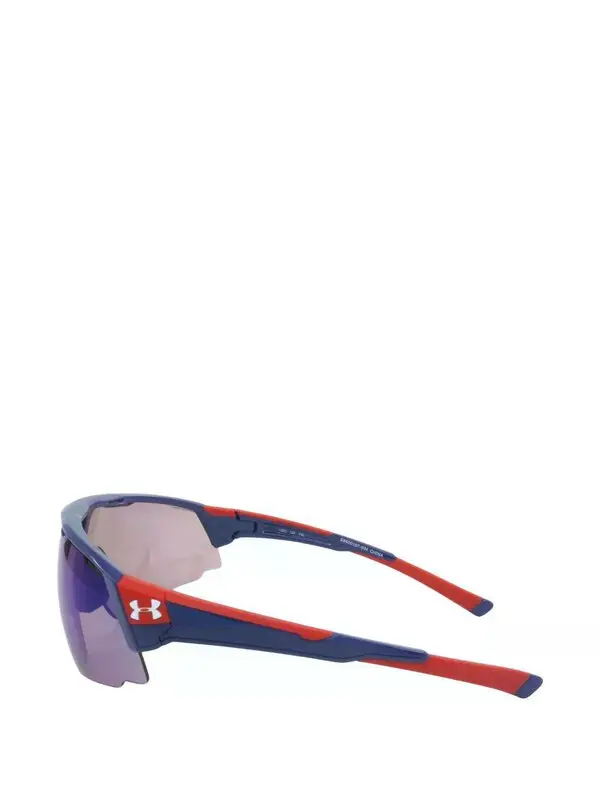 Under Armour Mirrored Geometric-frame Sunglasses