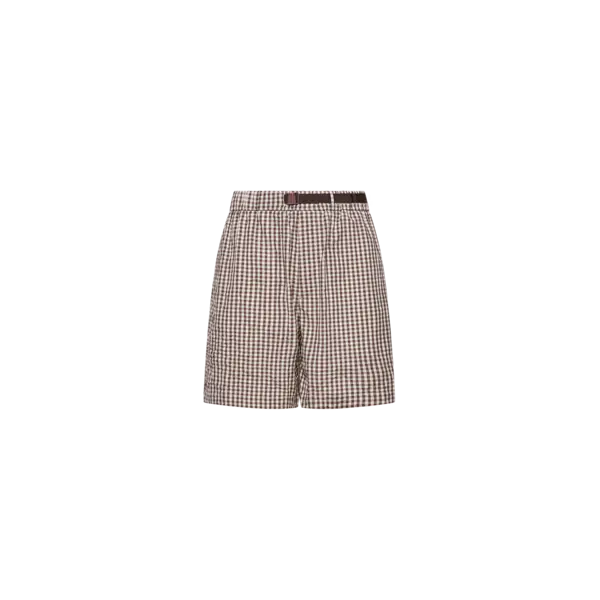Moncler Vichy Cotton Blend Shorts - Multicolor