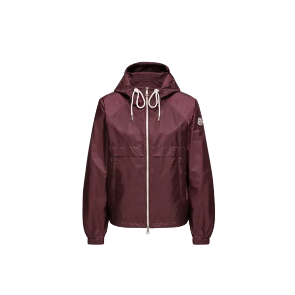 Moncler Coquelicot Hooded Jacket - Red