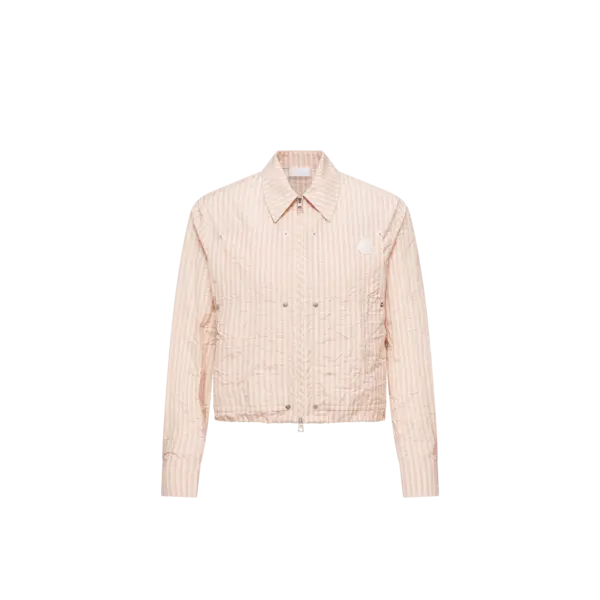Moncler Checked Cotton Blend Shirt - Pink