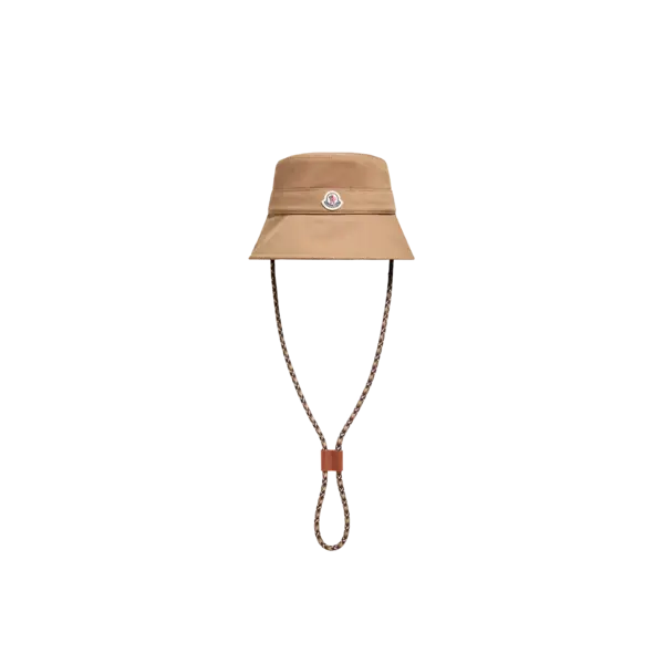 Moncler Logo Bucket Hat - Beige
