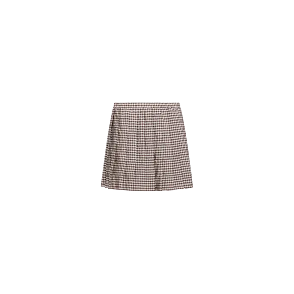 Moncler Vichy Pleated Mini Skirt - Multicolor