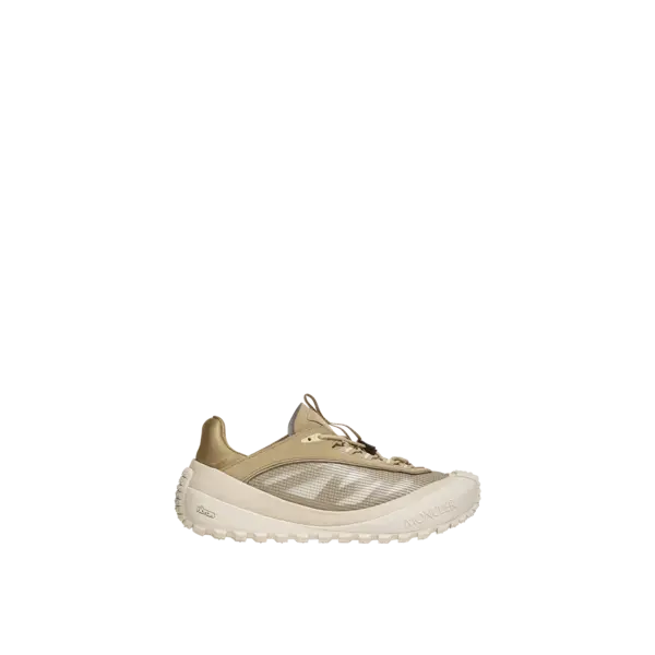 Moncler Trailgrip Lp Suede And Nubuck Sneakers - Beige