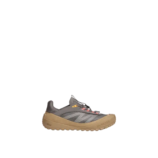 Moncler Trailgrip Lp Suede & Nubuck Sneaker - Grey