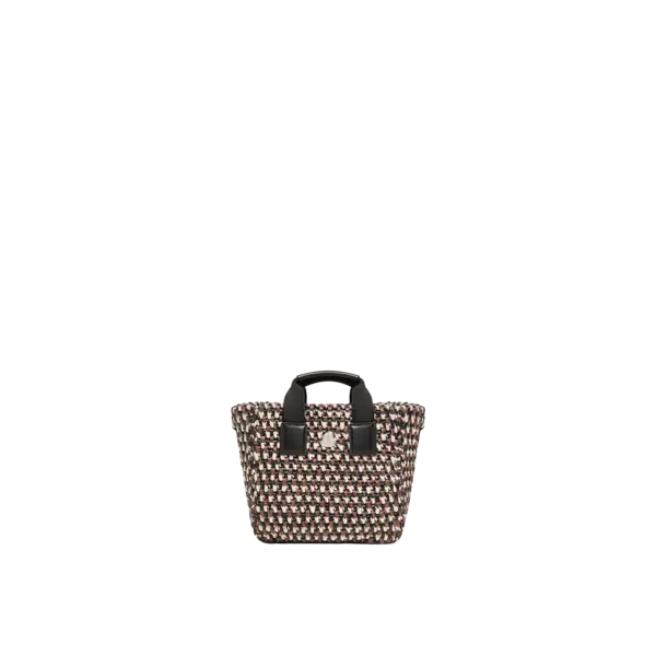 Moncler Micro Caradoc Raffia Tote Bag - Multicolor