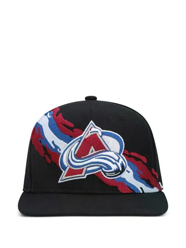 Mitchell & Ness Colorado Avalanche Nhl Vintage Paintbrush Snapback Cap - Black