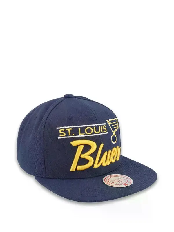 Mitchell & Ness St. Louis Nhl Retro Lock Up Snapback Cap - Blue