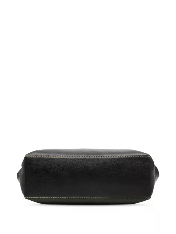 Loewe 2010-2026 Leather Velazquez Twist Satchel - Black