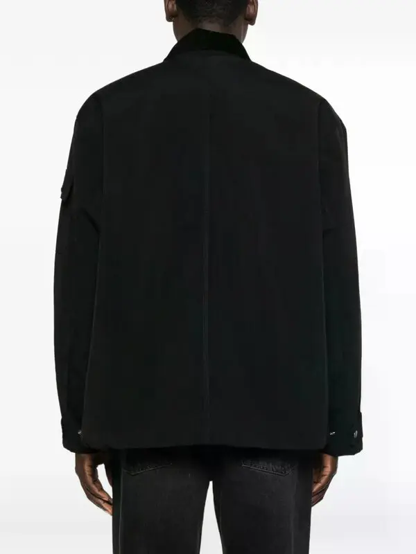 Carhartt Work In Progress Corduroy-collar Pocket Jacket - Black