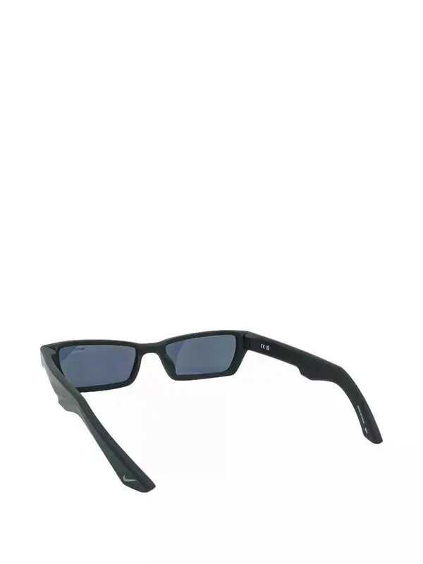 Nike Lucent Boost Rectangle-frame Sunglasses - Black