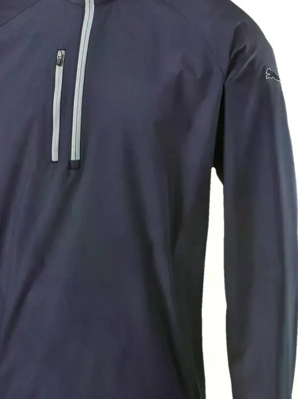 PUMA Logo-print Long-sleeve Wind Jacket