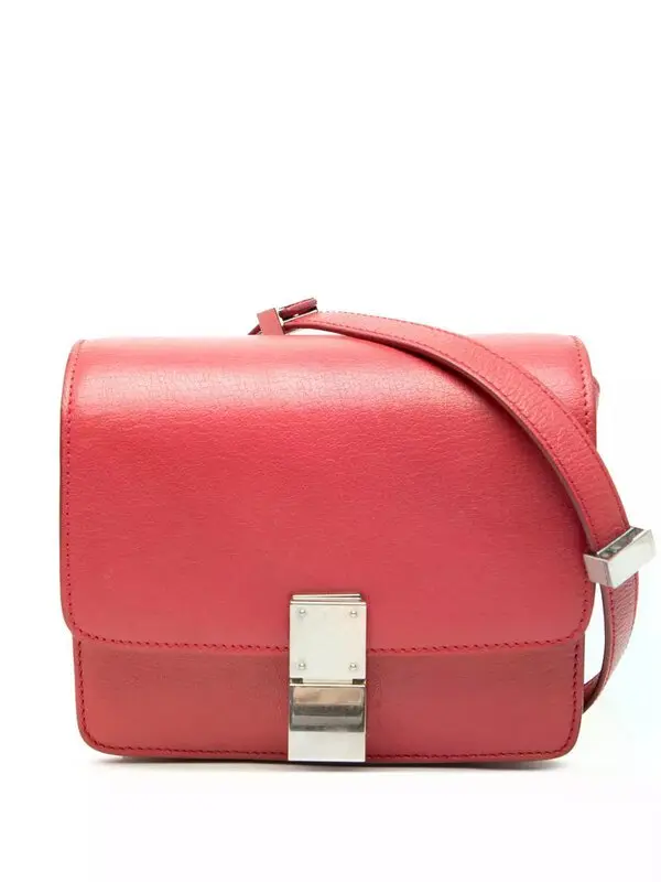 Celine Classic Box Crossbody Bag - Red