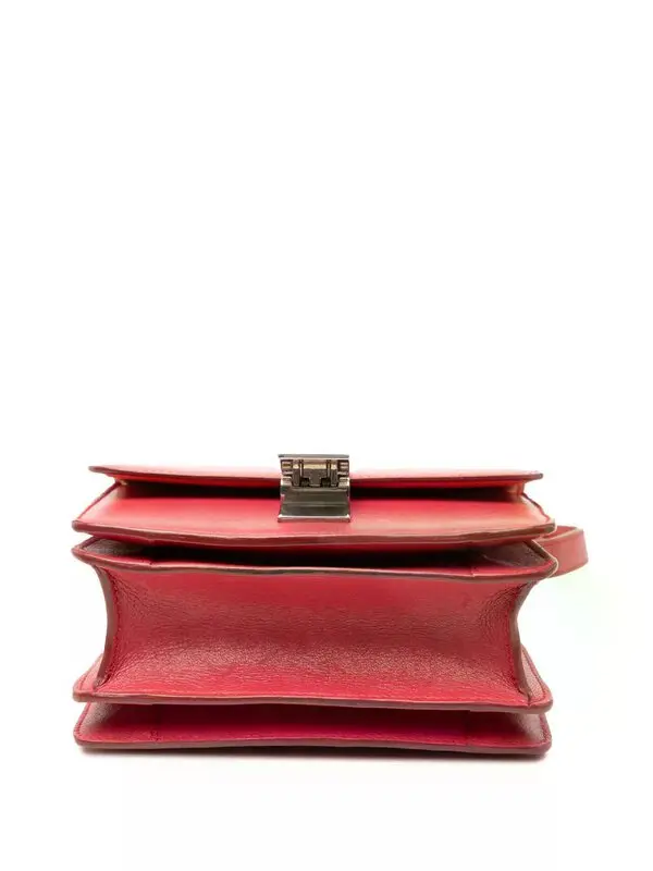 Celine Classic Box Crossbody Bag - Red