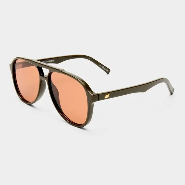 Le Specs Tragic Magic Aviator Sunglasses By - Dark Olive
