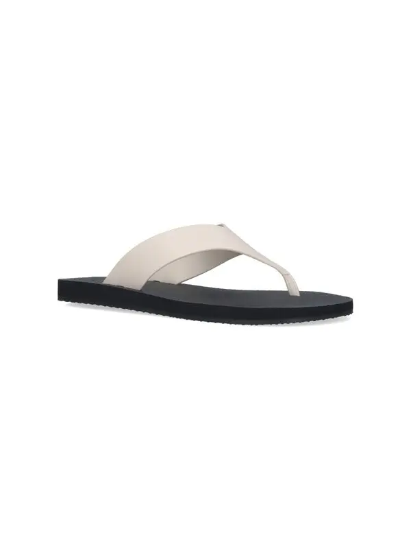 THE ROW Ginza Sandals - White