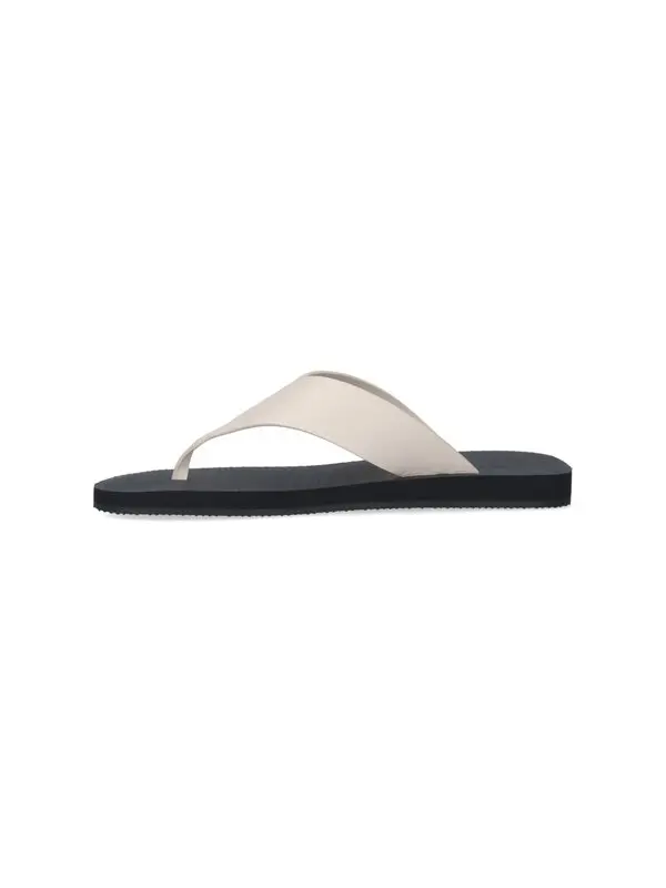 THE ROW Ginza Sandals - White