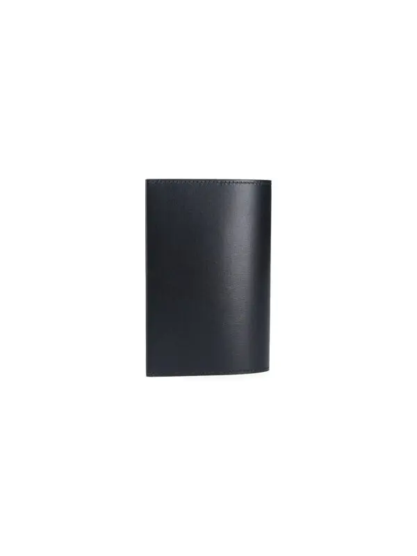 THE ROW Bi-fold Passport Holder - Black