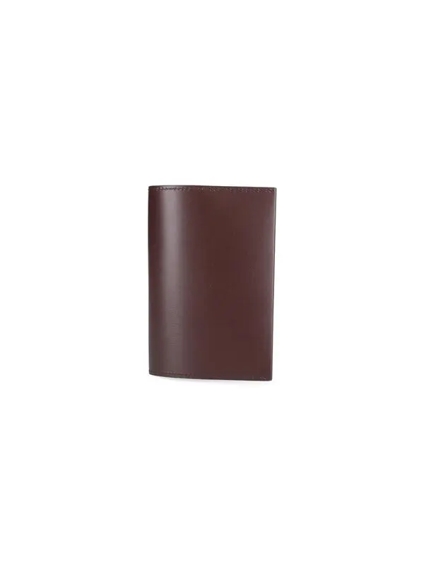 THE ROW Bi-fold Passport Holder - Brown