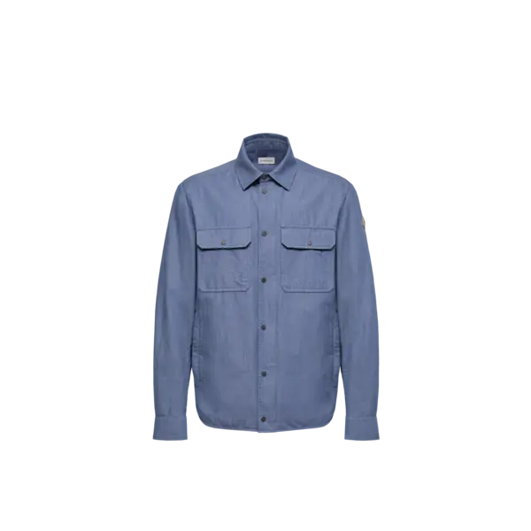 Moncler Denim Shirt Jacket - Blue