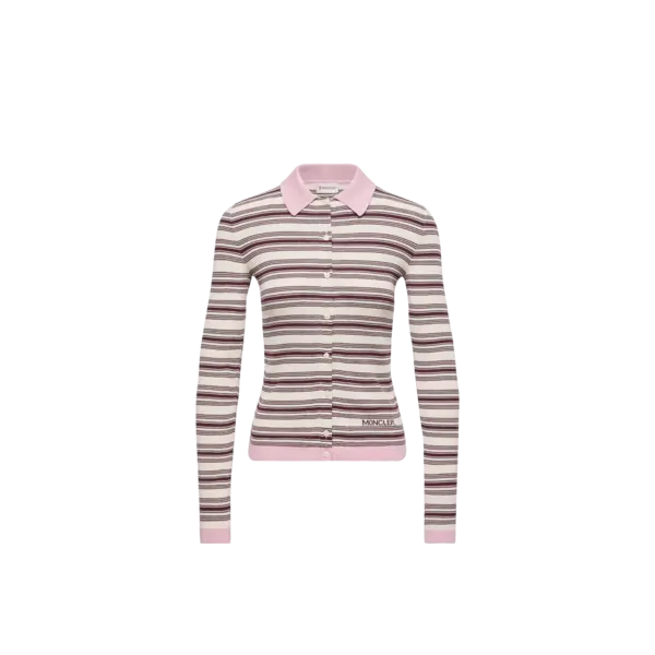 Moncler Cotton Crêpe Polo Shirt - Multicolour