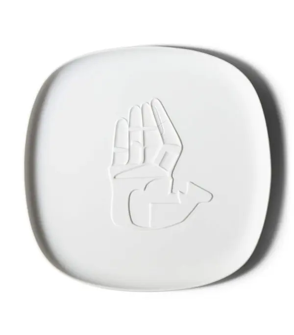 CASSINA X Ginori 1735 Le Corbusier Collection Chandigarh La Main Ouverte Square Tray - White