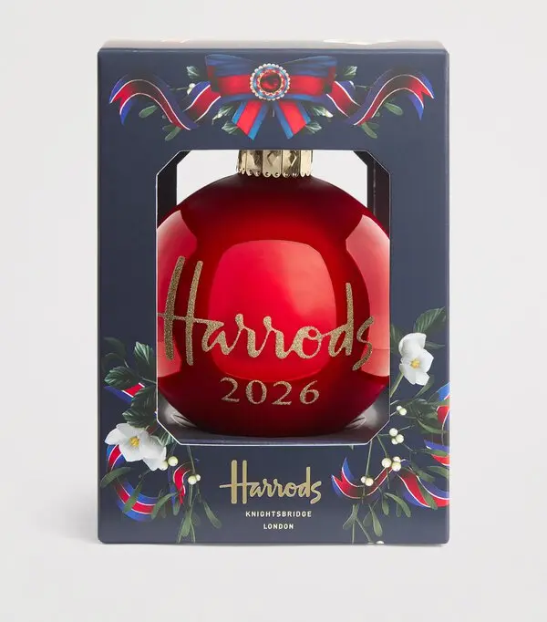 Harrods 2026 Year Bauble - Red
