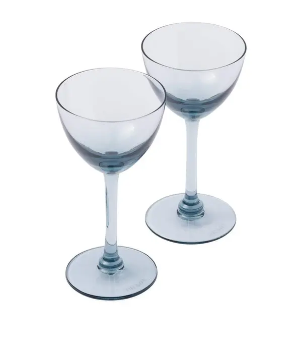 Prada Set Of 2 New York Cocktail Glasses - Neutral