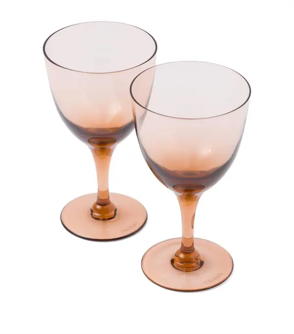 Prada New York Water Glasses - Neutral