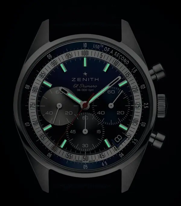 ZENITH Stainless Steel Chronograph Watch