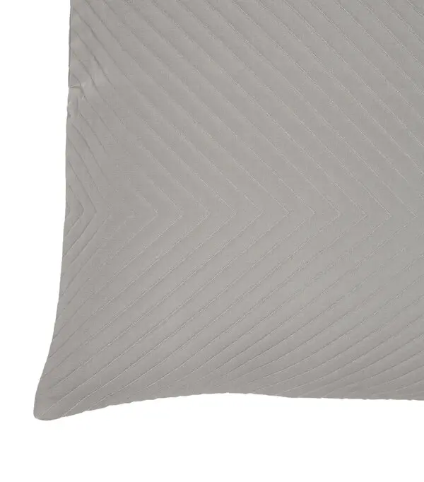 Frette Herringbone Cushion Cover - Grey