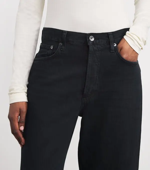 AGOLDE The Low-slung Baggy Jeans - Black