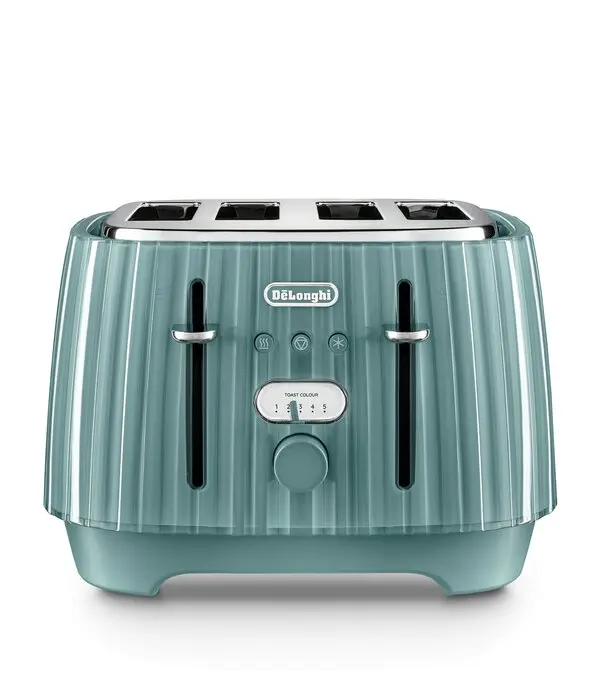 DE'LONGHI Ballerina 4-slot Toaster - Green