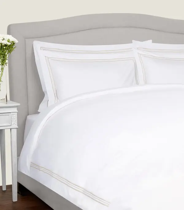 Frette Triplo Super King Flat Sheet Set - Beige