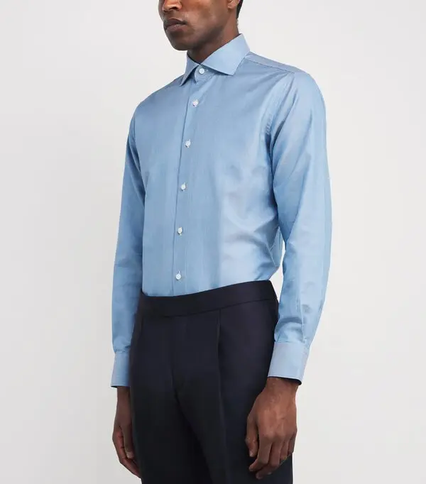 Brioni Cotton Stripe Shirt