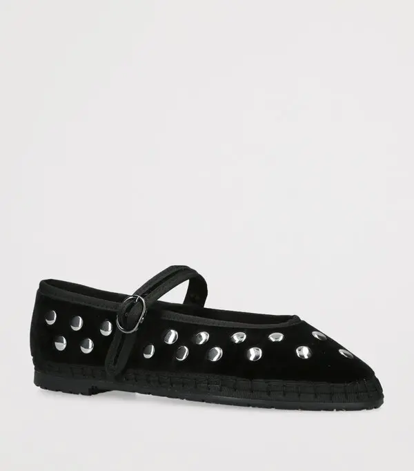 FLABELUS Embellished Mae Mary Janes