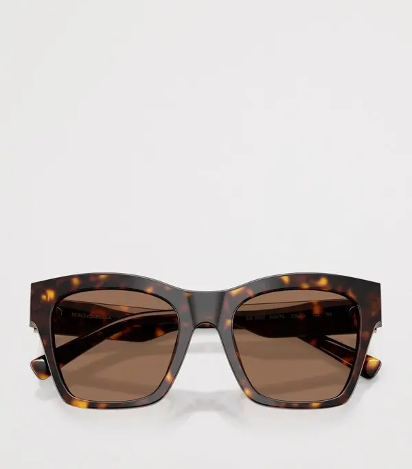 Dolce & Gabbana Tortoiseshell Square Frame Sunglasses