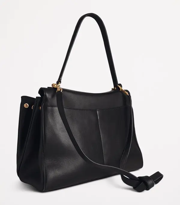 Balenciaga Medium Calfskin Rodeo Shoulder Bag - Black