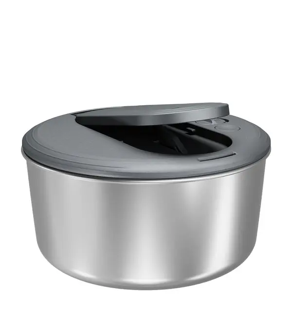 COLE & MASON Small Swift Dry Salad Spinner - Grey