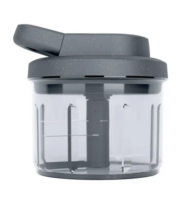 COLE & MASON Easy Pull Food Chopper - Grey