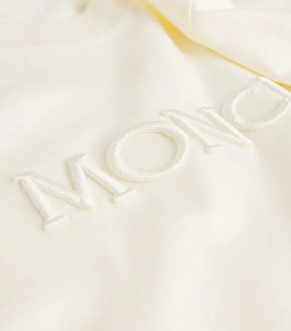 Moncler Cotton Logo T-shirt - White