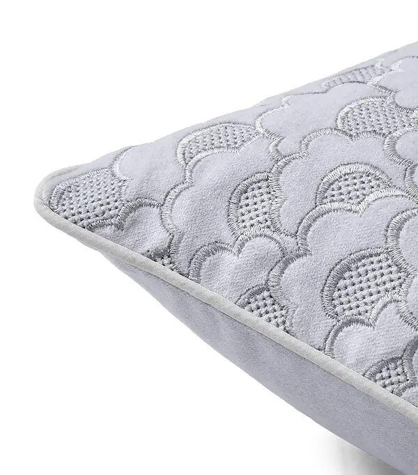 YVES DELORME Festons Rectangular Cushion Cover