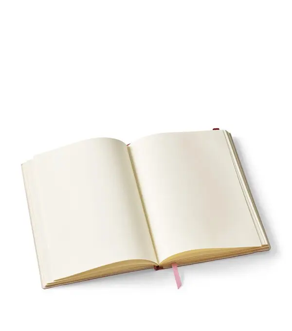 ASPINAL OF LONDON Grained Leather Bound A5 Notebook