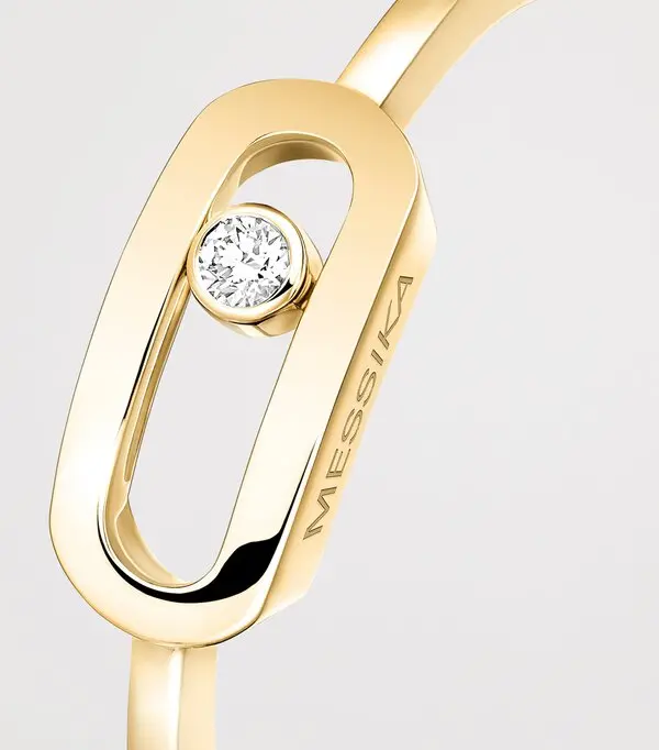 Messika Move Uno Diamond Ring In Yellow - Gold