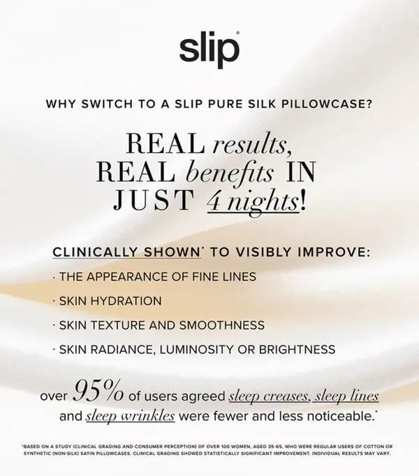 Slip Silk Queen Pillowcase - White