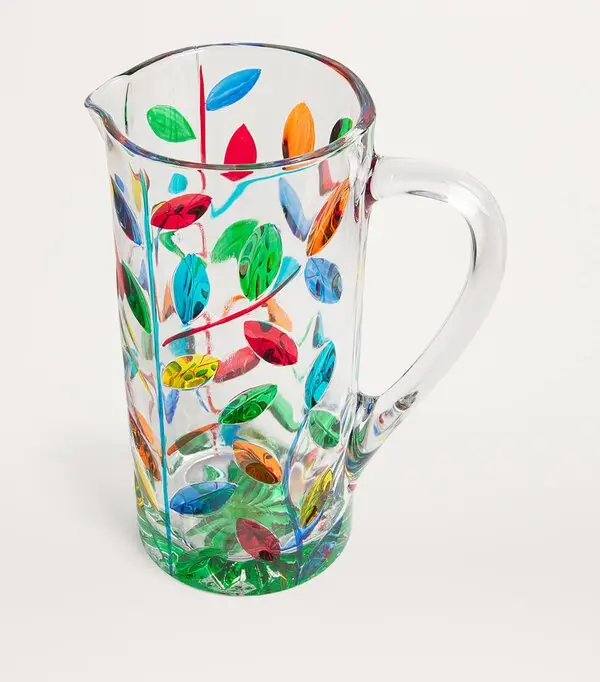 LES-OTTOMANS Murano Crystal Jug