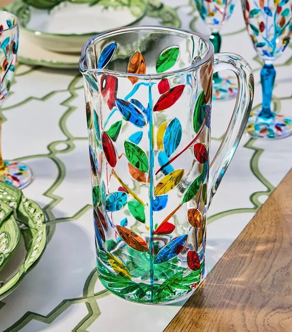 LES-OTTOMANS Murano Crystal Jug