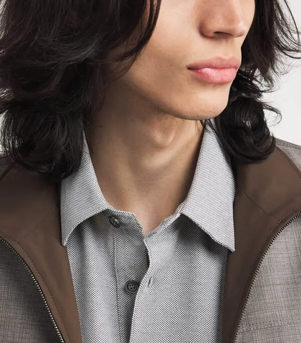 Brioni Cotton Piqué Polo Shirt
