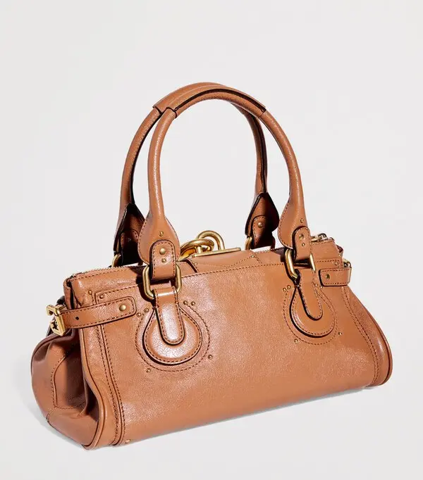 Chloé Leather Paddington Shoulder Bag - Brown